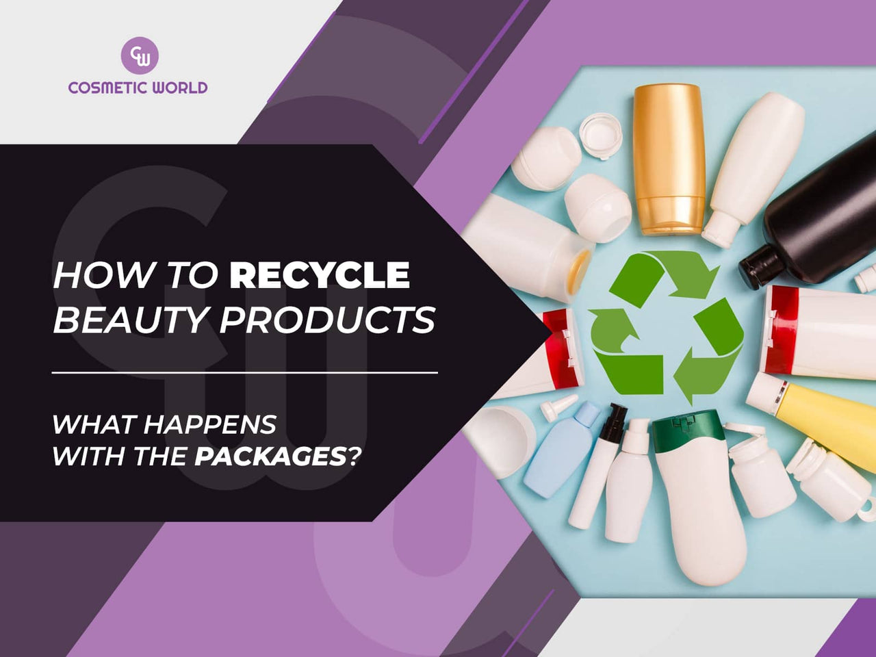 How to recycle beauty products (What happens with the packages ...