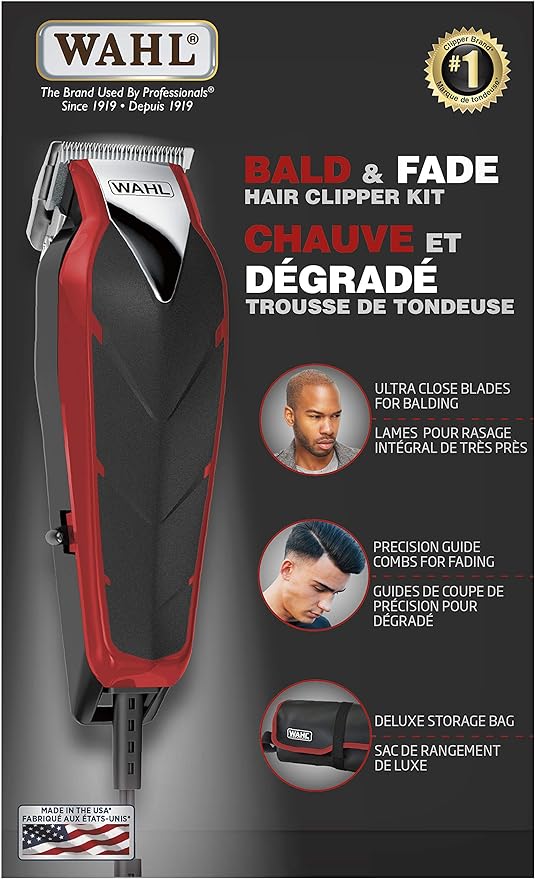 Wahl Bald & Fade Hair Clipper Kit | cosmeticworld.ca