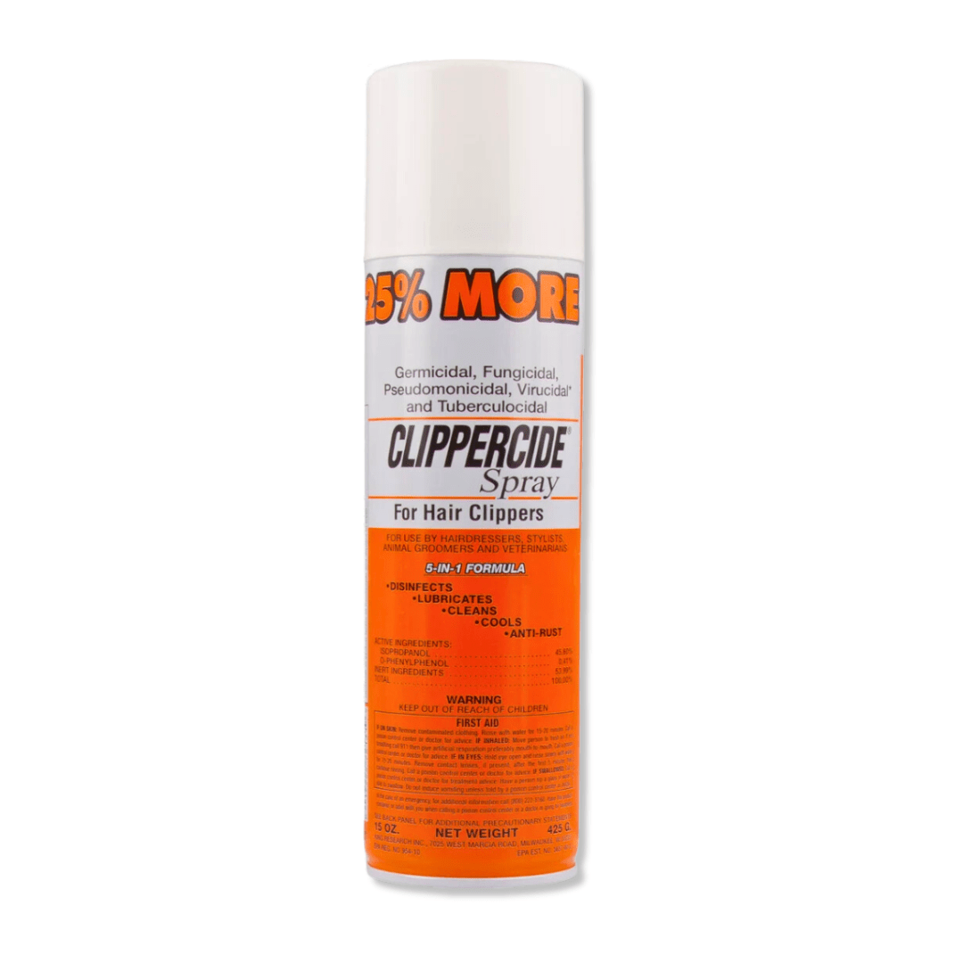 Clippercide Hair Clippers 5-in-1 Disinfectant Spray | cosmeticworld.ca