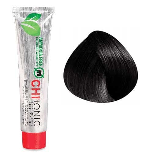 Chi Ionic Permanent Hair Color 2N Natural Black | cosmeticworld.ca