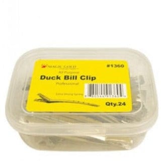 Metal duckbill clips 3.5" | cosmeticworld.ca