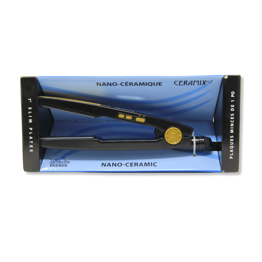 Nano Ceramic Slim Plates Flat Iron 1" - Cosmetic World