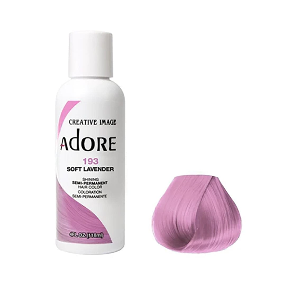 Adore Soft Lavender 193 semi-permanent hair color | cosmeticworld.ca